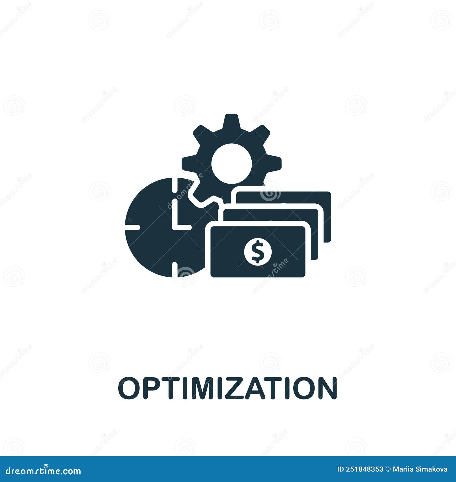 Optimization Icon. Monochrome Simple Line Data Science Icon for ... Optimization Icon. Monochrome Simple Line Data Science Icon for ...