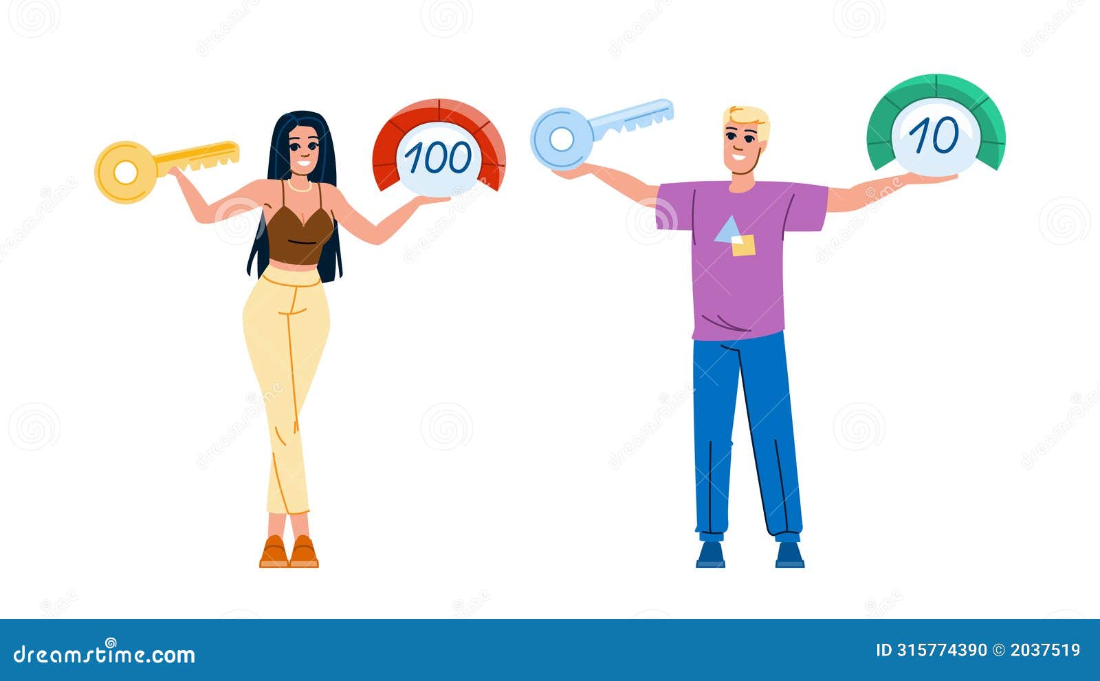 Optimization Keyword Difficulty Vector Stock Vector - Illustration of ...