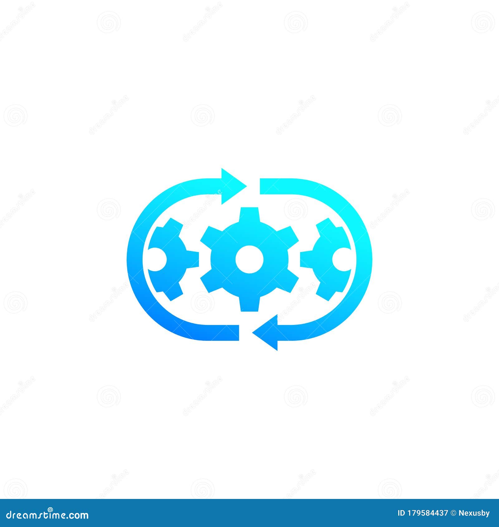 Optimization Process, Operations Icon Stock Vector - Illustration of ...