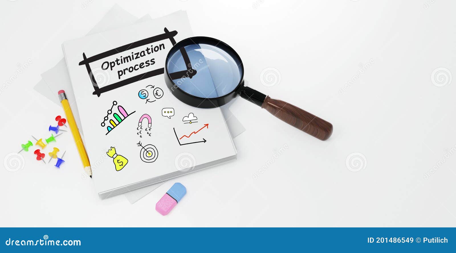 Optimization Software Technology Process System Business Concept ...