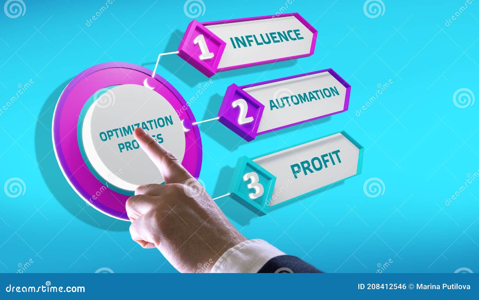 Optimization Software Technology Process System Business Concept ...