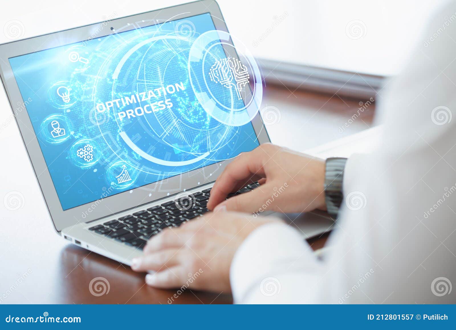 Optimization Software Technology Process System Business Concept ...