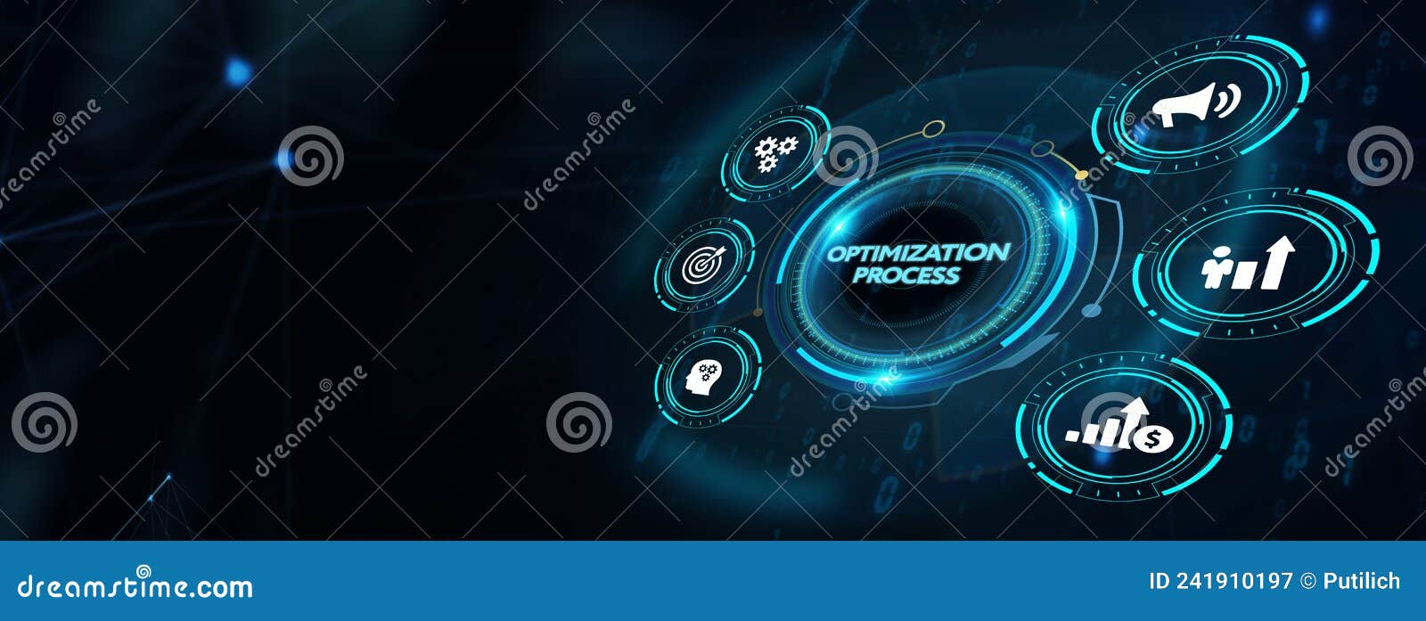 Optimization Software Technology Process System Business Concept ...