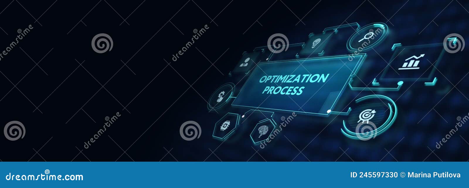 Optimization Software Technology Process System Business Concept ...
