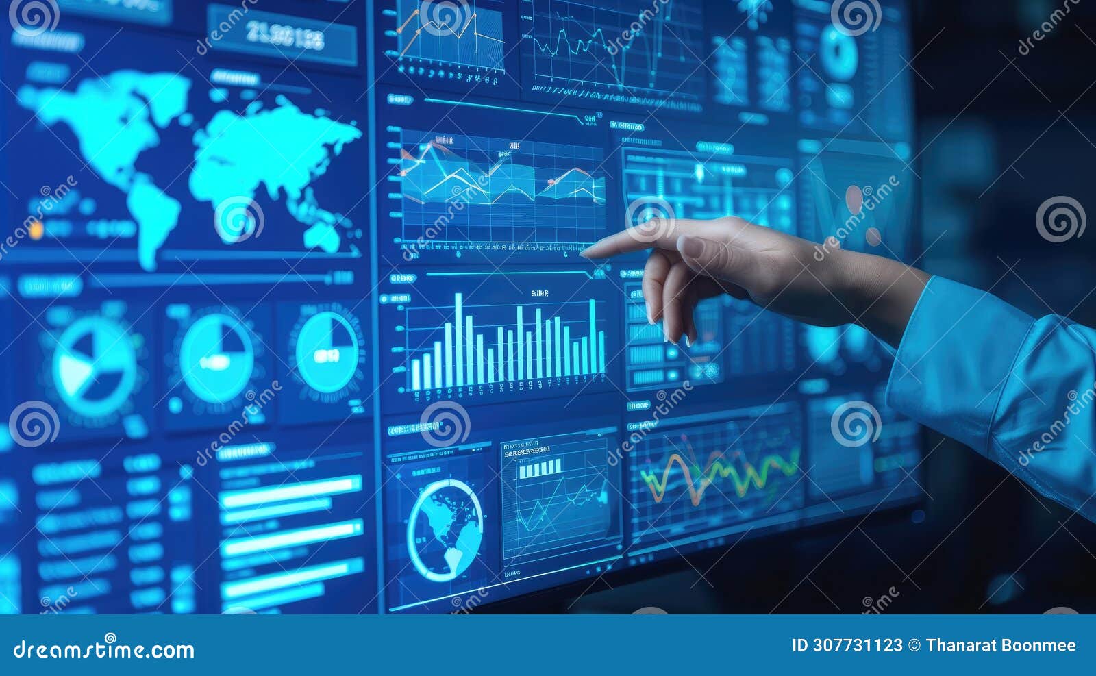 Optimize Business Performance with a Dynamic KPI Metrics Dashboard, Ai ...