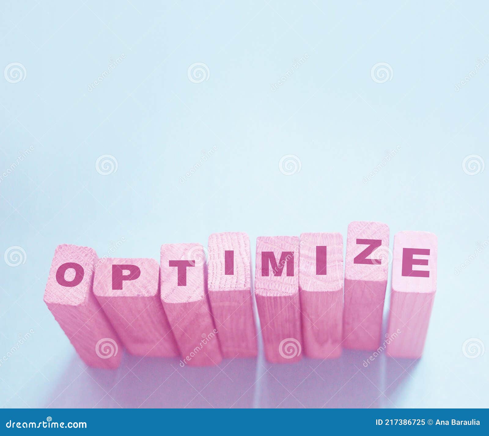 Optimize Word on Wooden Blocks with Letters, Search Engine Optimization ...