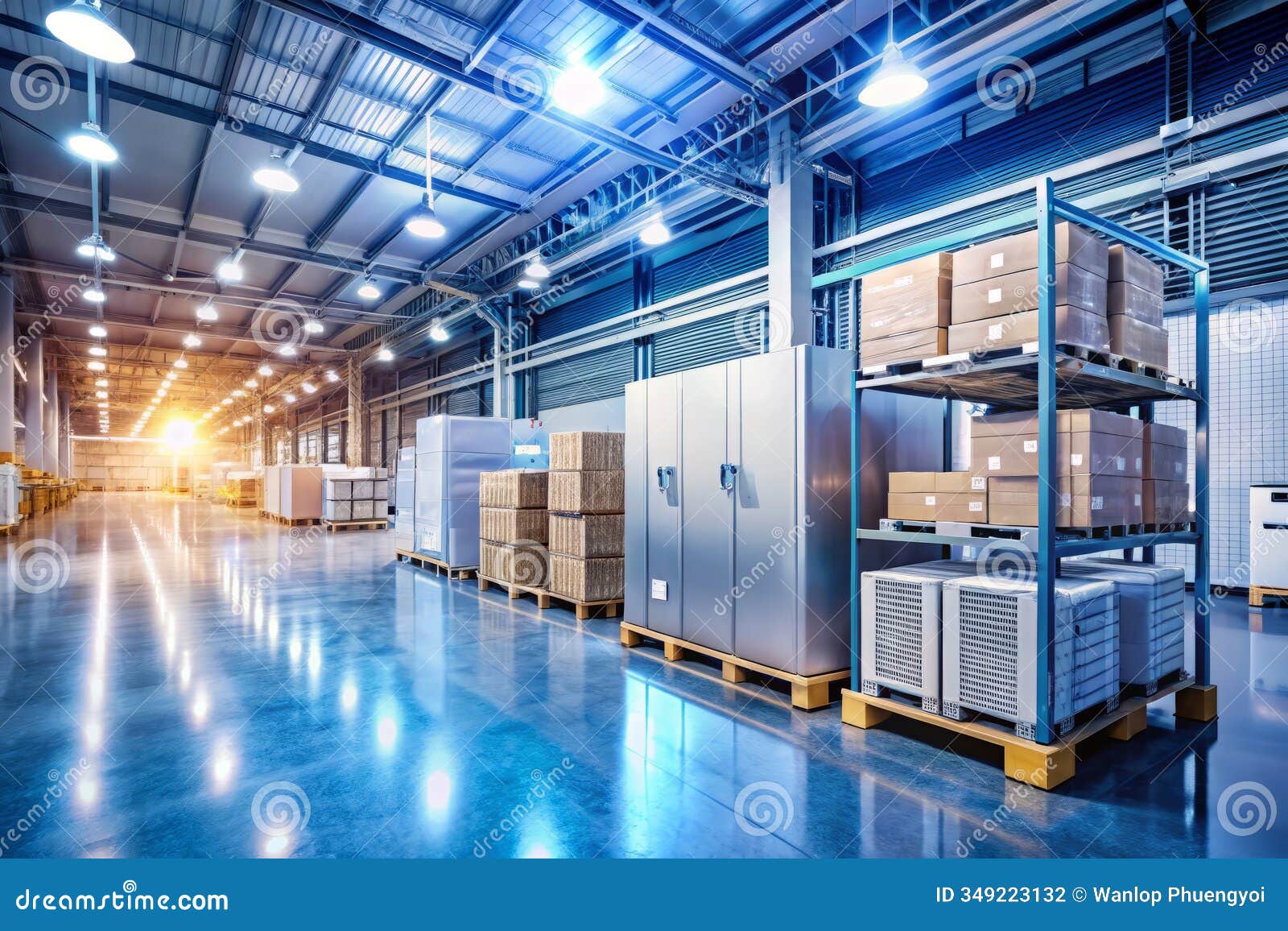 Optimized Freezer Warehouse: Industrial Refrigeration Systems and ...