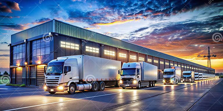 Optimized Night Operations at a Modern Logistics Hub Efficient Supply ...