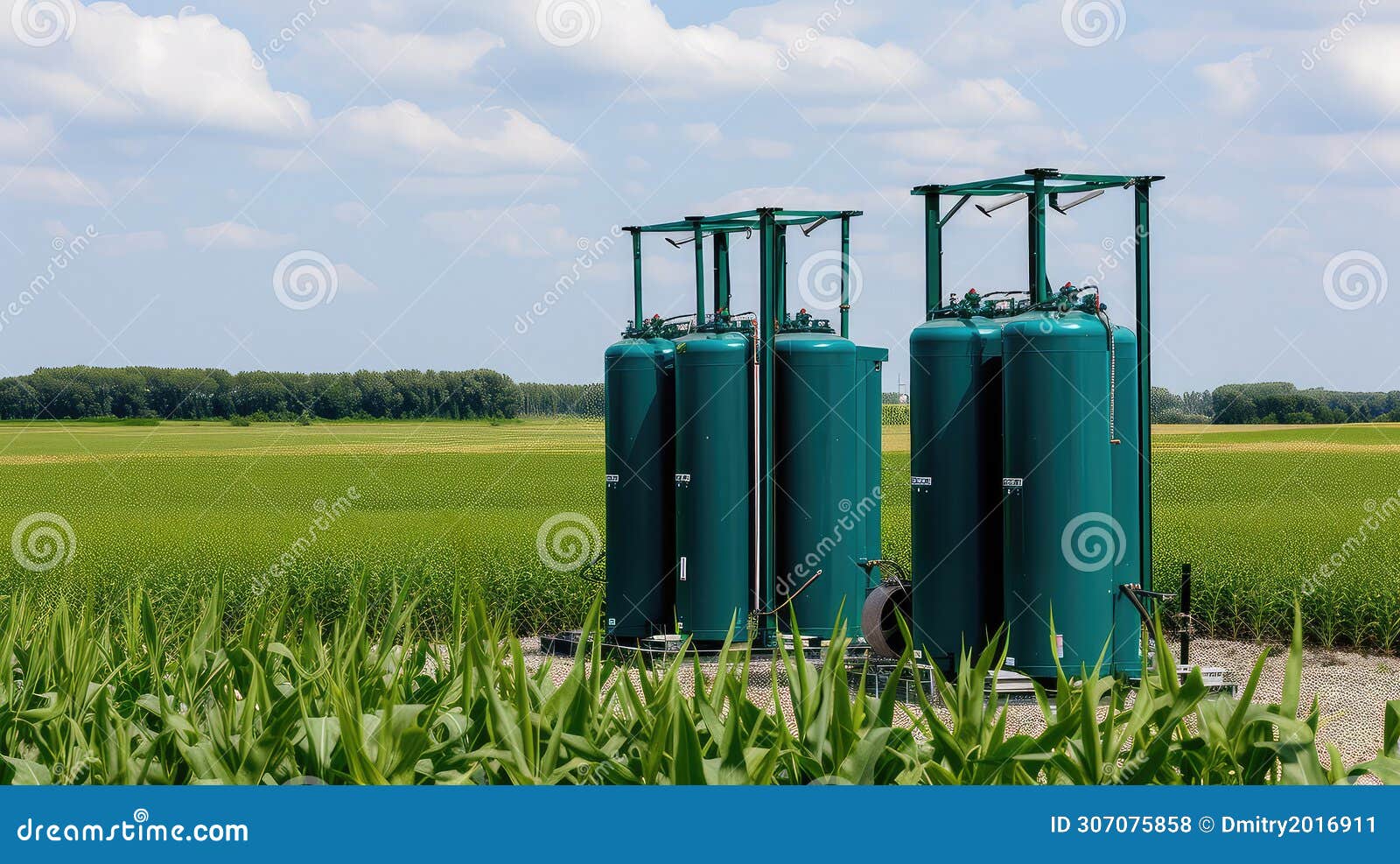 Optimized Storage Solution for Converting Waste into Energy. Stock ...