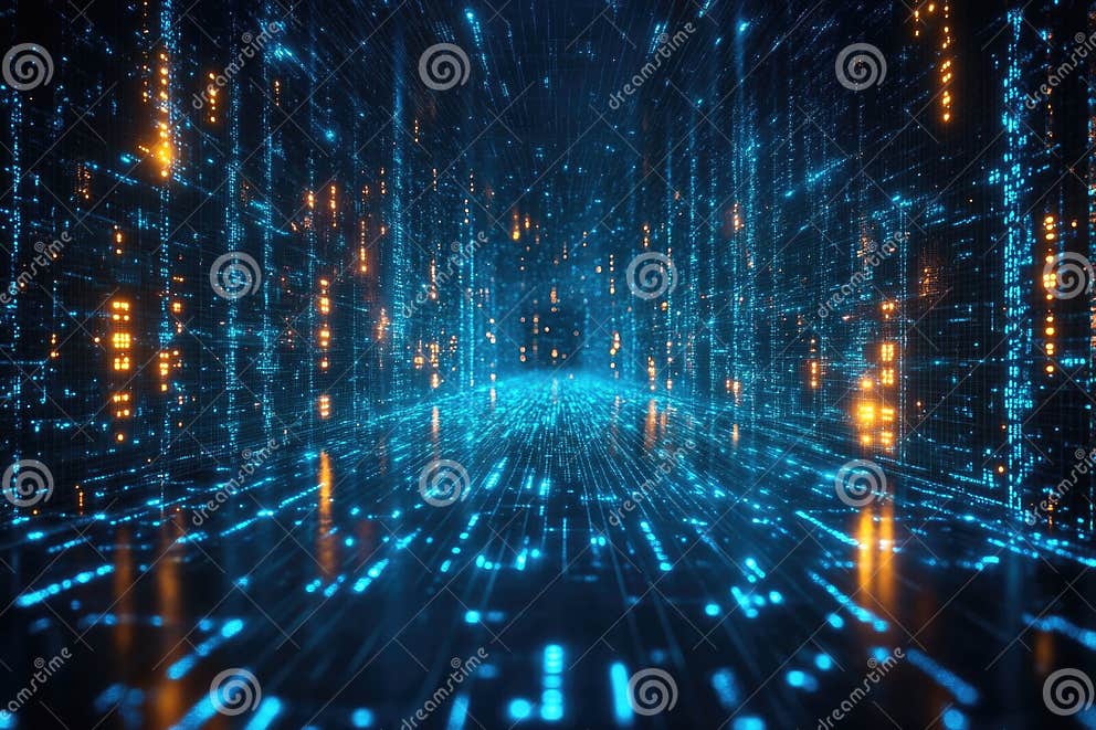 Optimizing Data Transfer And Storage Best Practices For Digital Archives Stock Illustration