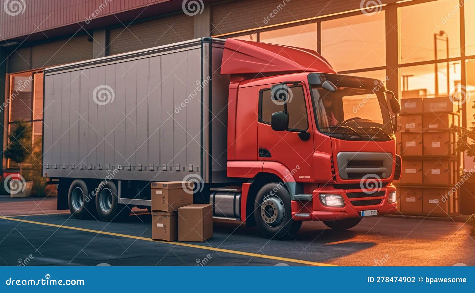 Optimizing Distribution Operations, Delivery Truck Prepared for Loading ... Optimizing Distribution Operations, Delivery Truck Prepared for Loading ...