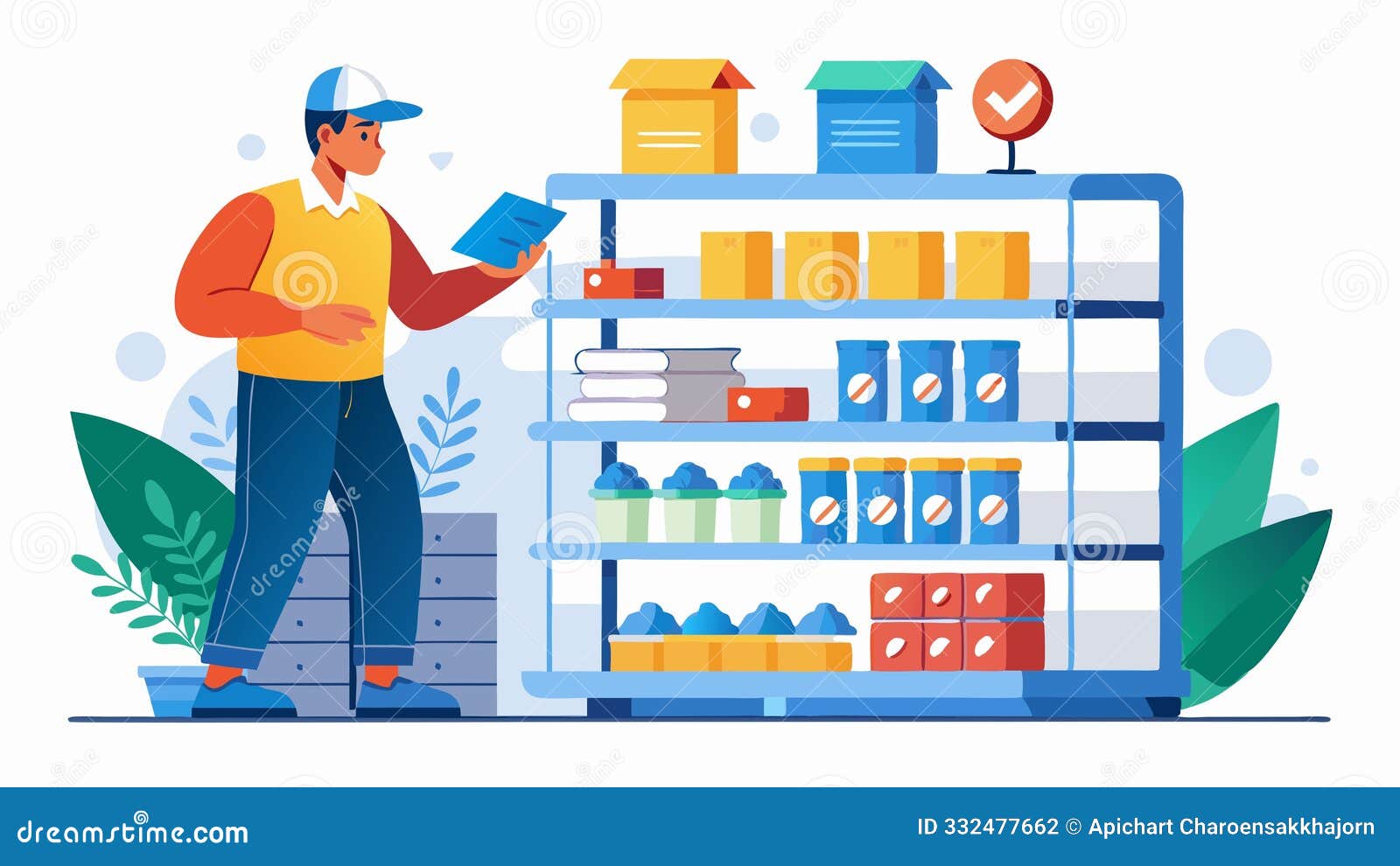 Optimizing Shelf Space for Maximum Impact. this Image Captures a ...