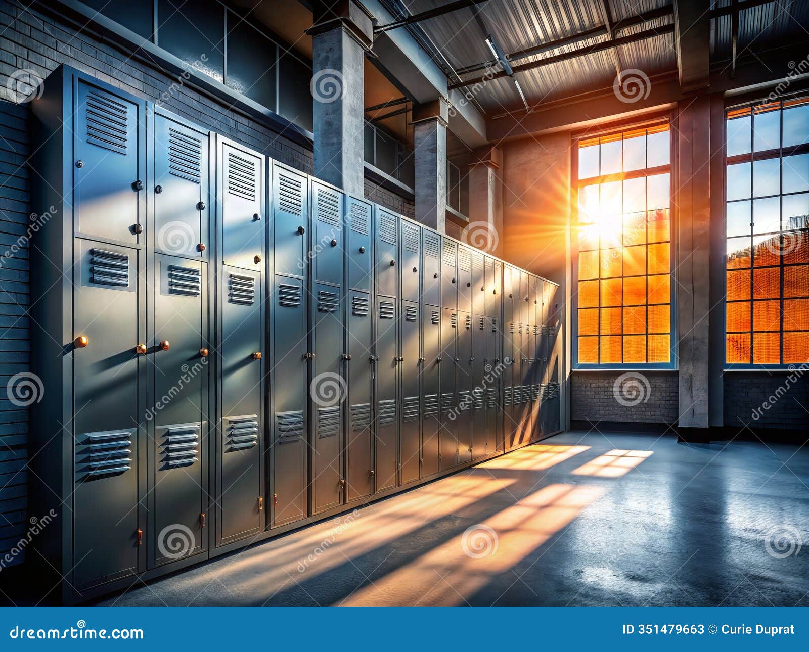 Optimizing Warehouse Locker Rooms Industrial Design Employee Storage ...