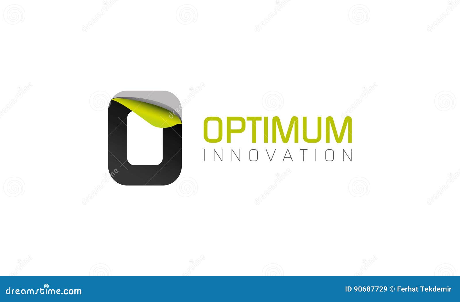 Optimum Logo stock illustration. Illustration of cycle - 90687729