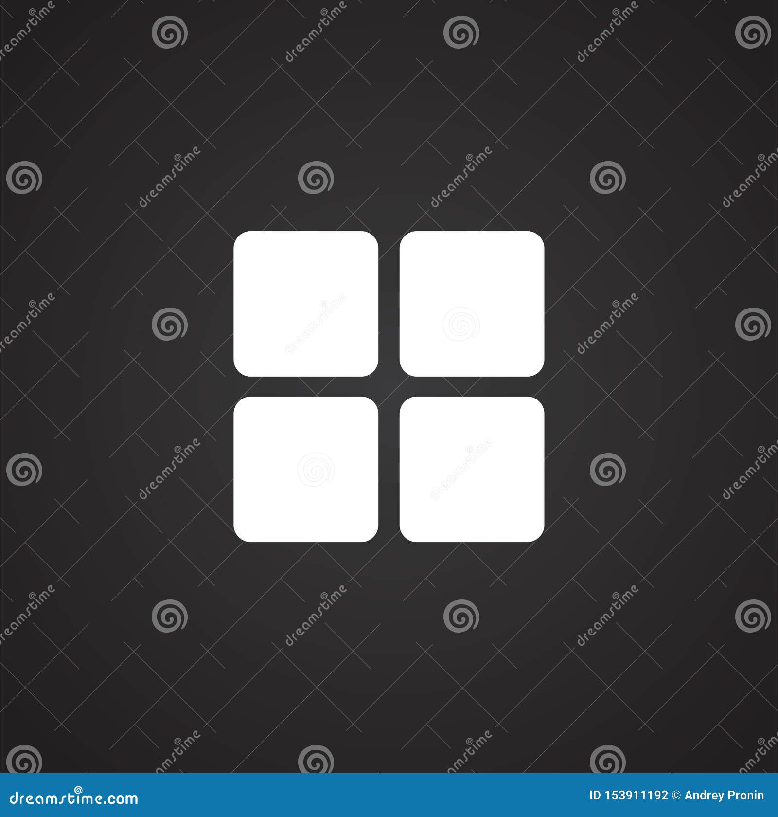 Option Button Icon on Background for Graphic and Web Design. Simple ...