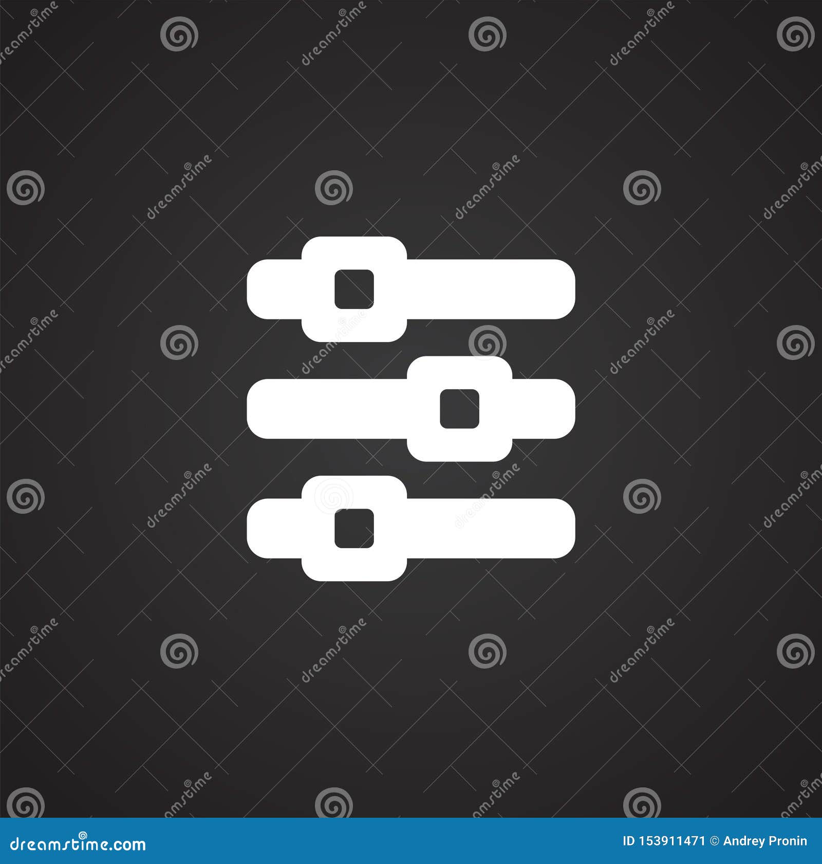 Option Button Icon on Background for Graphic and Web Design. Simple ...