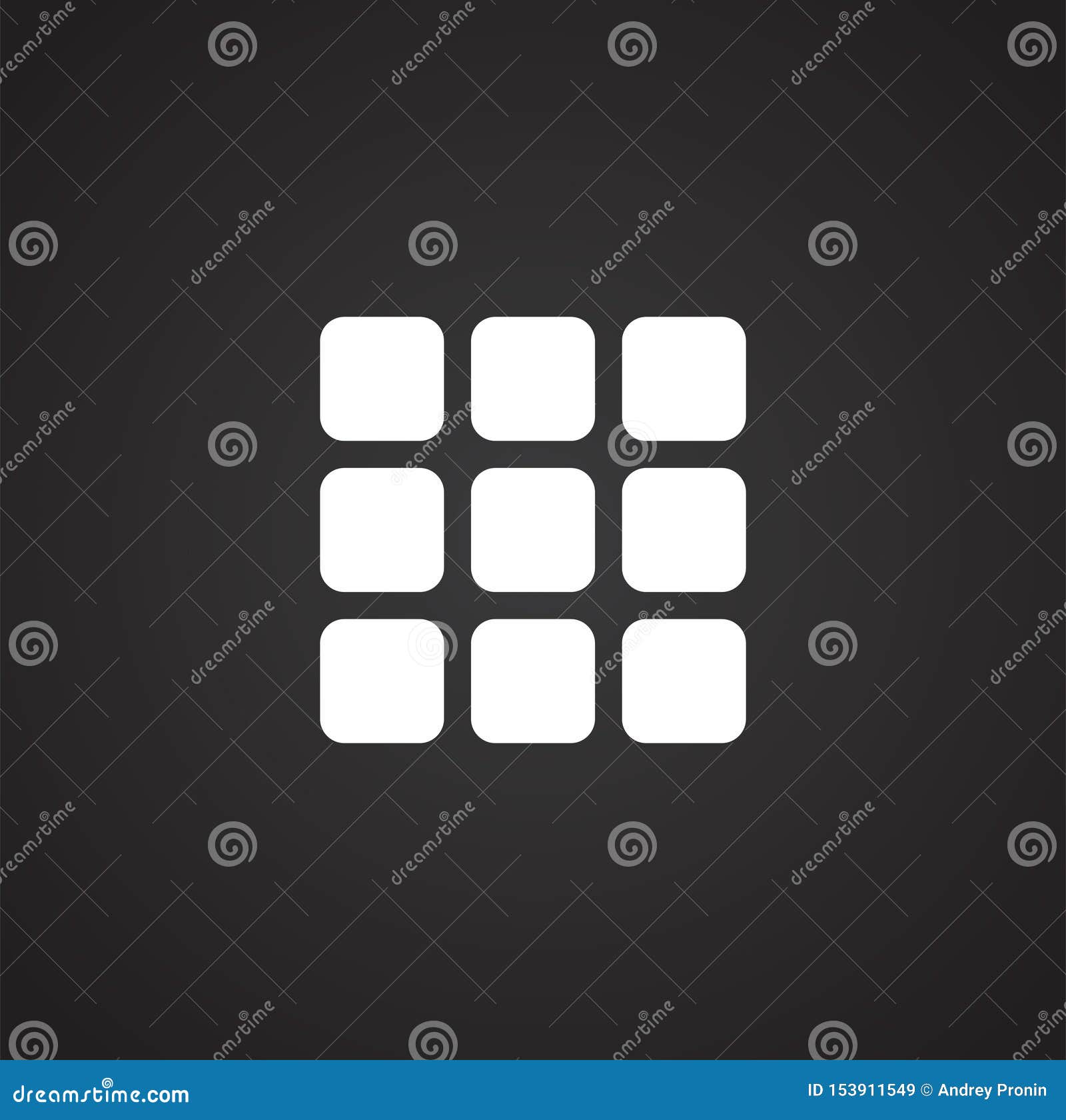 Option Button Icon on Background for Graphic and Web Design. Simple ...