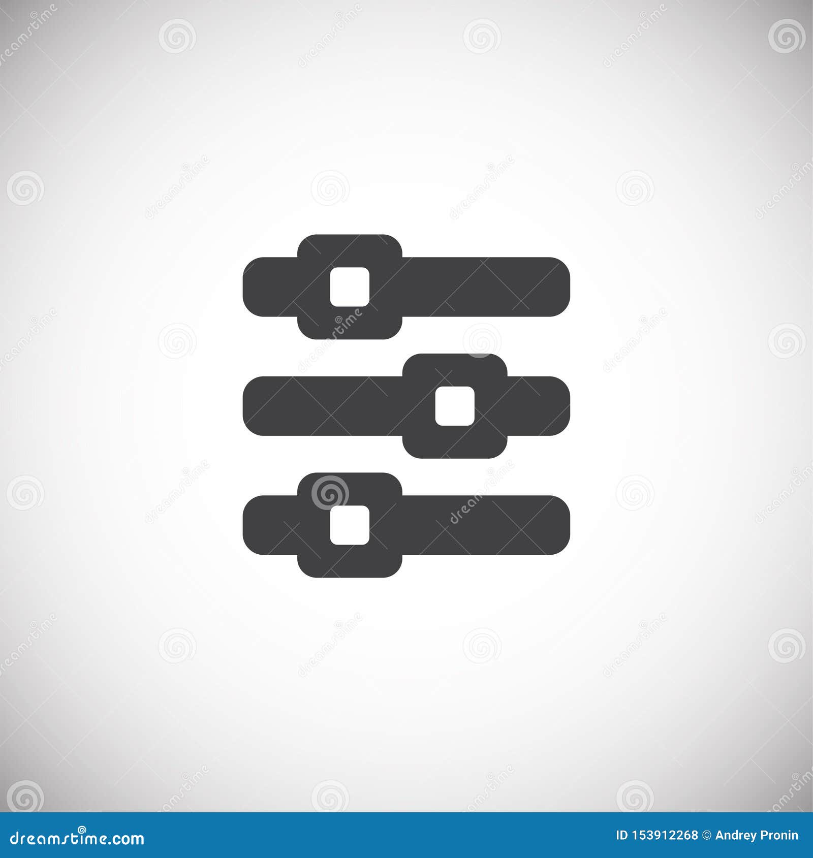 Option Button Icon on Background for Graphic and Web Design. Simple ...