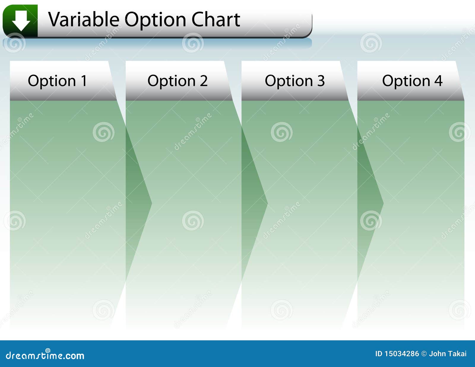 Option Chart, Scheme, Diagram, Timeline. 5 Infographic Template. Vector ...