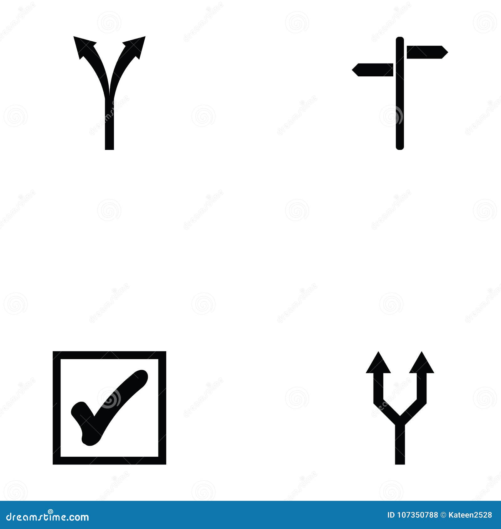 Option icon set stock vector. Illustration of isolated - 107350788