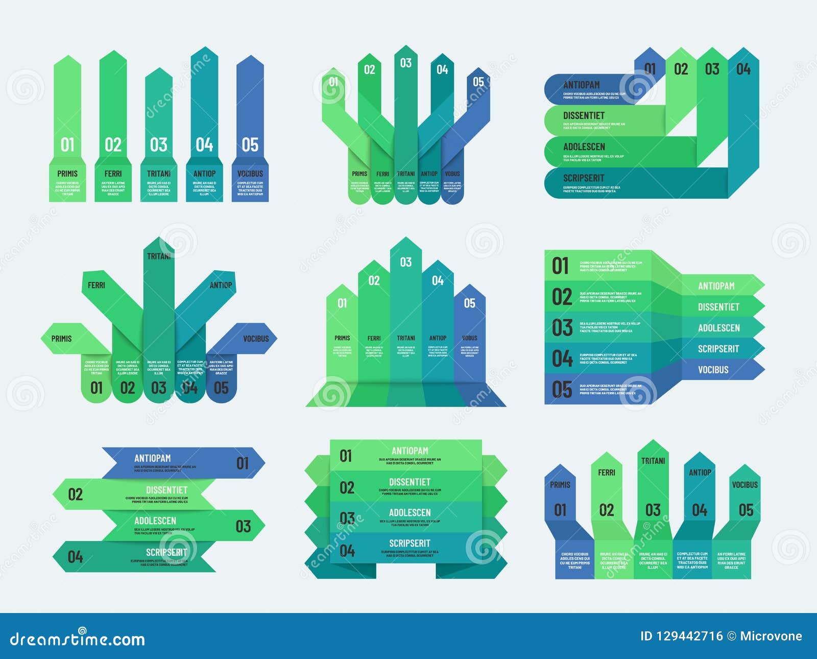 Option Infographic. Options, Steps or Process Graphs, Charts and ...