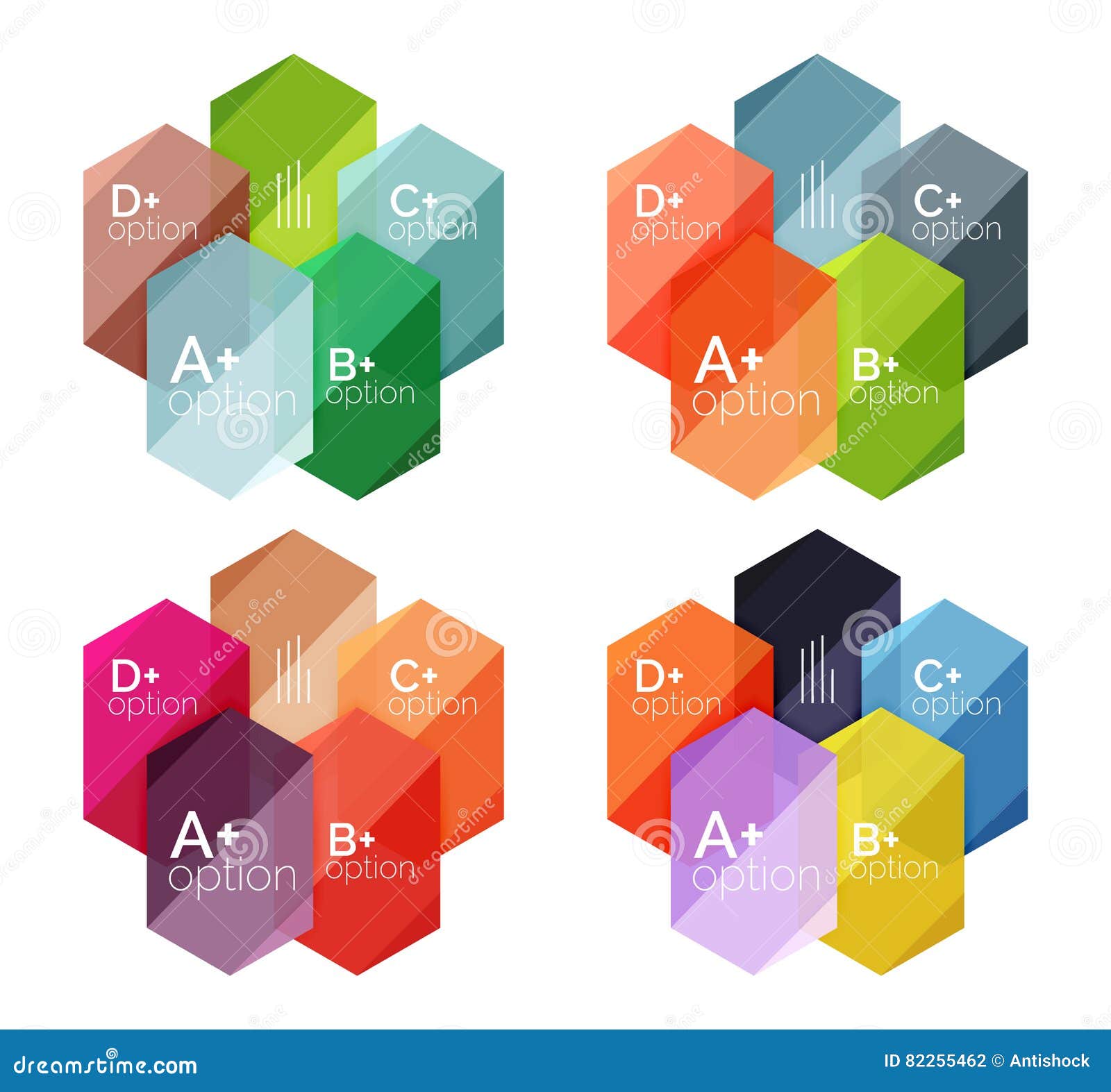Option Infographic Templates Stock Illustration - Illustration of ...