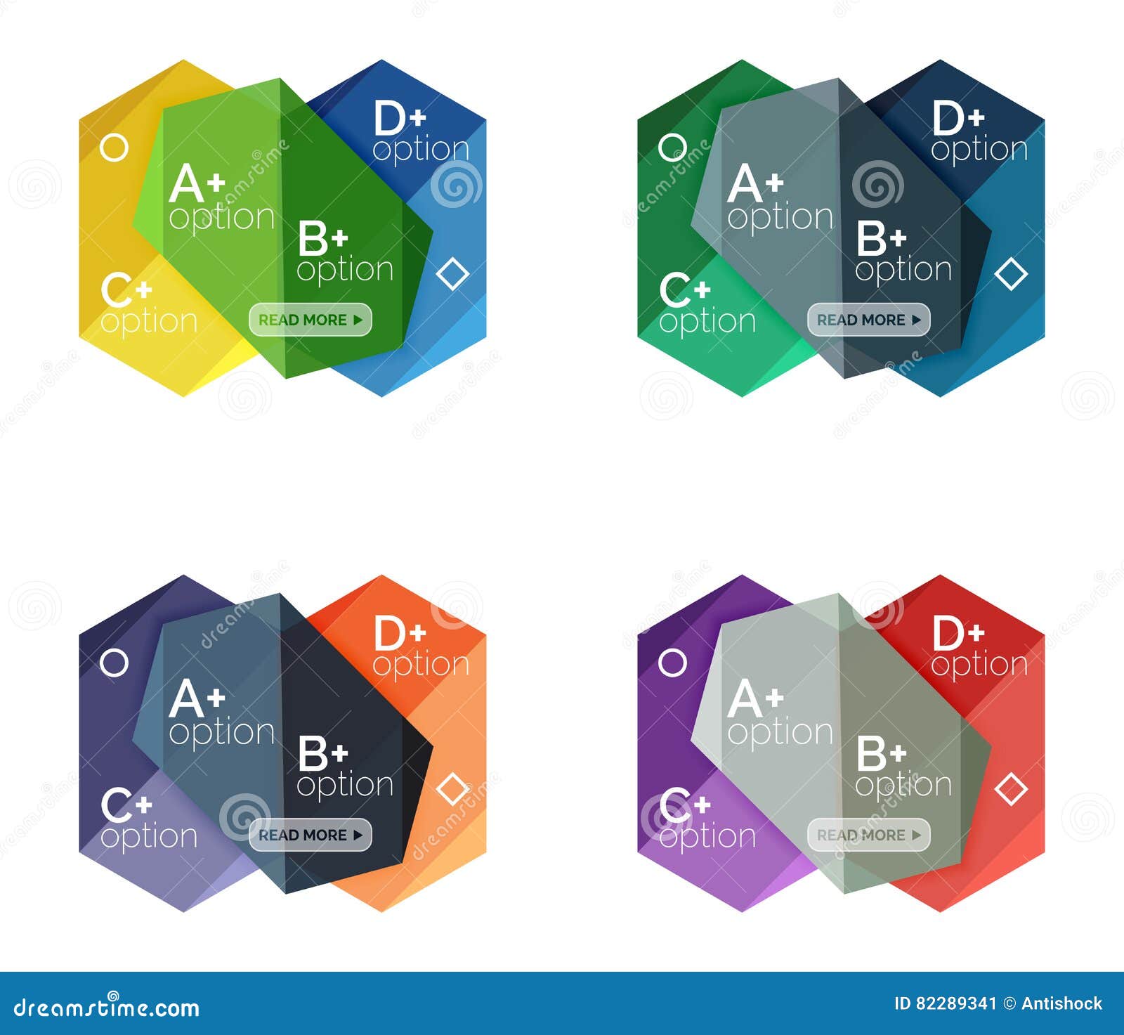 Option Infographic Templates Stock Illustration - Illustration of ...
