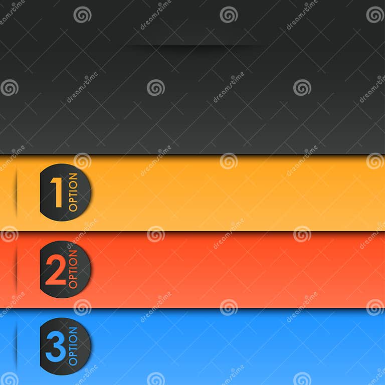 Option labels stock vector. Illustration of icon, media - 27555282