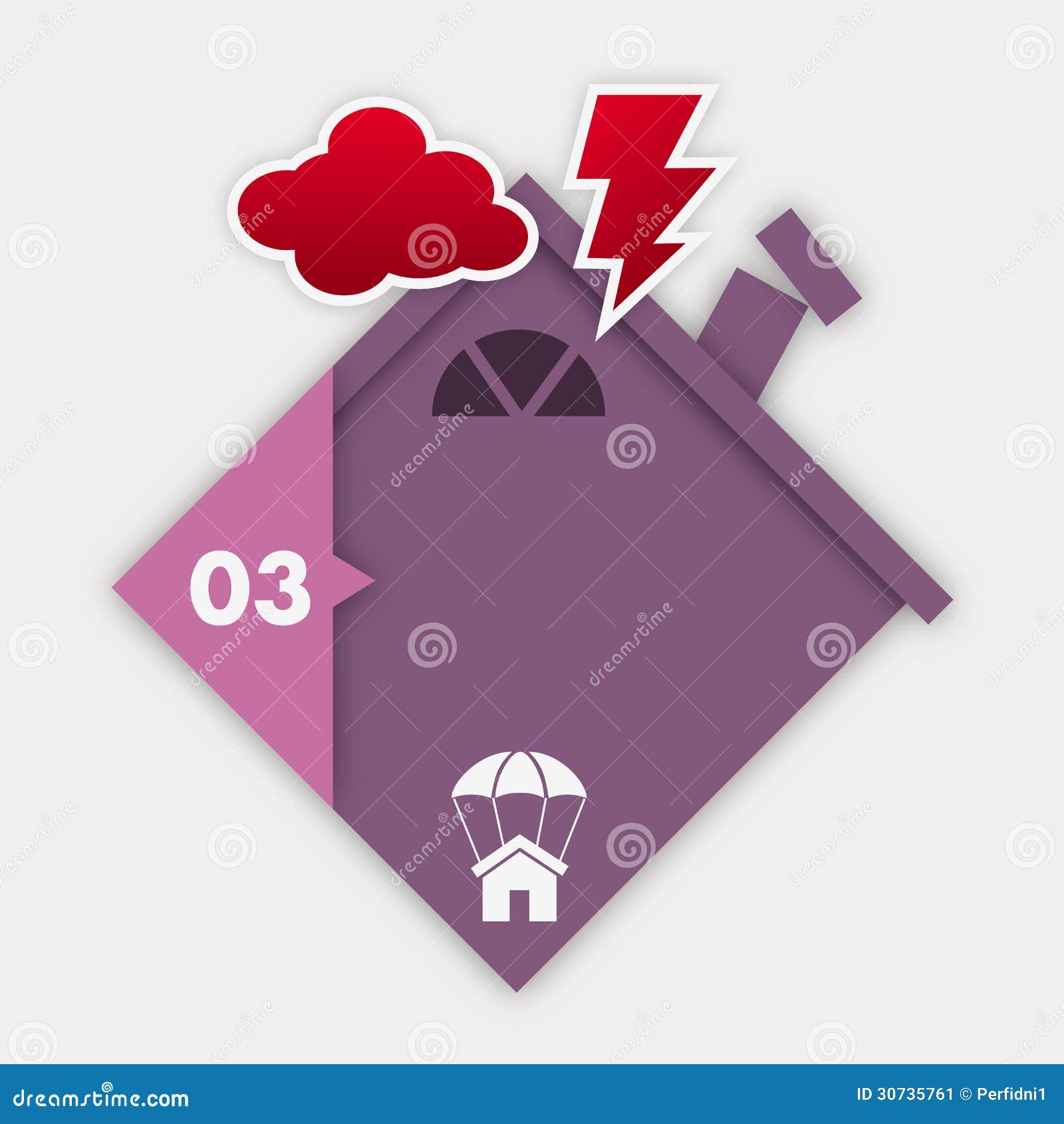 Option Labels - House Background - Choice or Versi Stock Vector ...