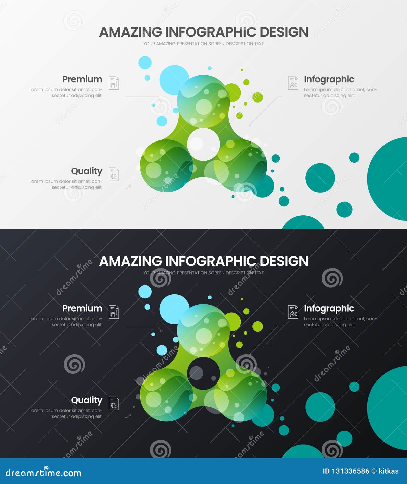 3 Option Marketing Analytics Data Visualization Design Layout. Amazing ...