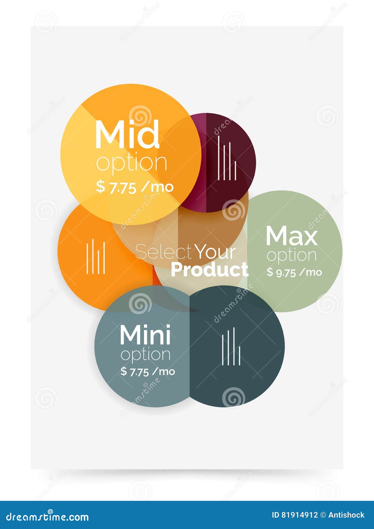 Option Select Infographic Banner Stock Vector - Illustration of data ...