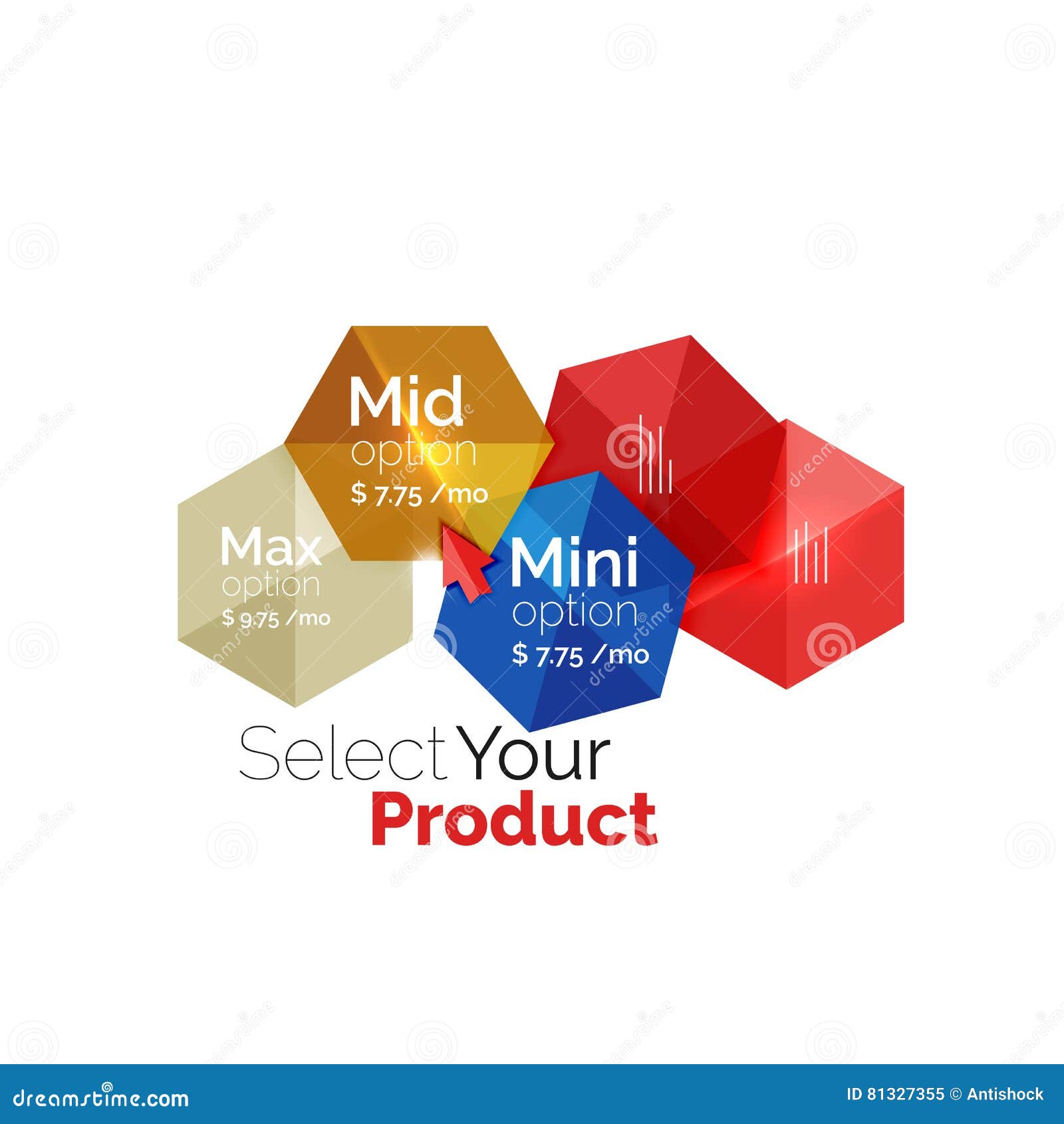 Option select template stock vector. Illustration of options - 81327355