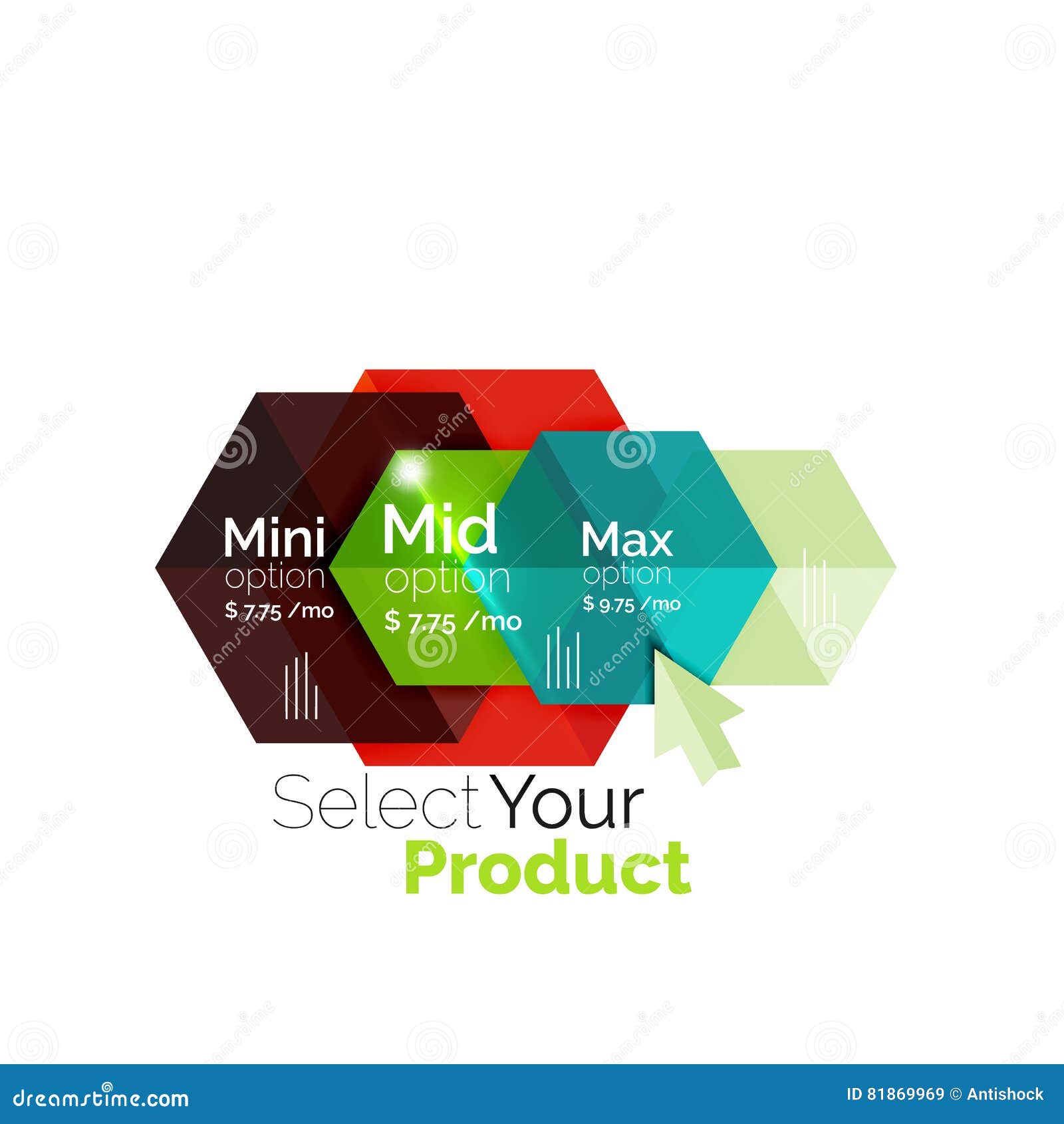 Option select template stock vector. Illustration of column - 81869969