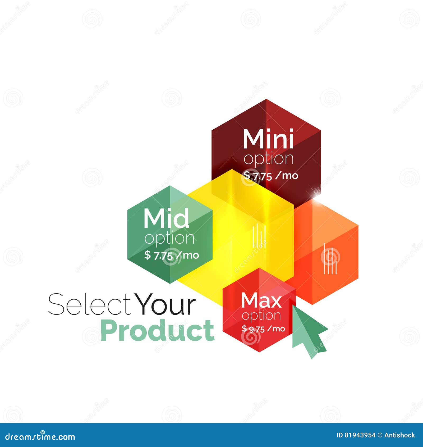 Option select template stock vector. Illustration of creative - 81943954