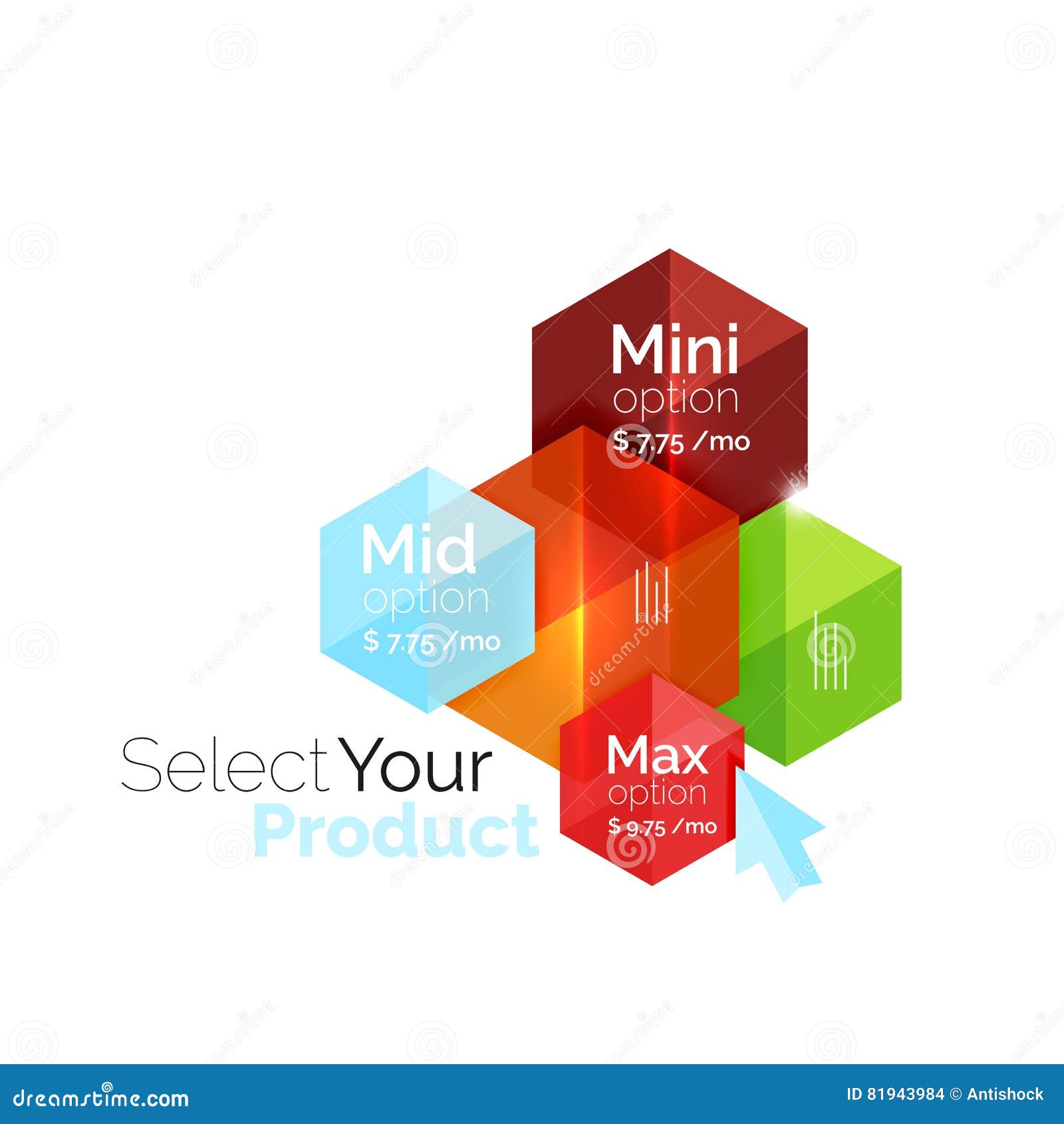Option select template stock vector. Illustration of chart - 81943984