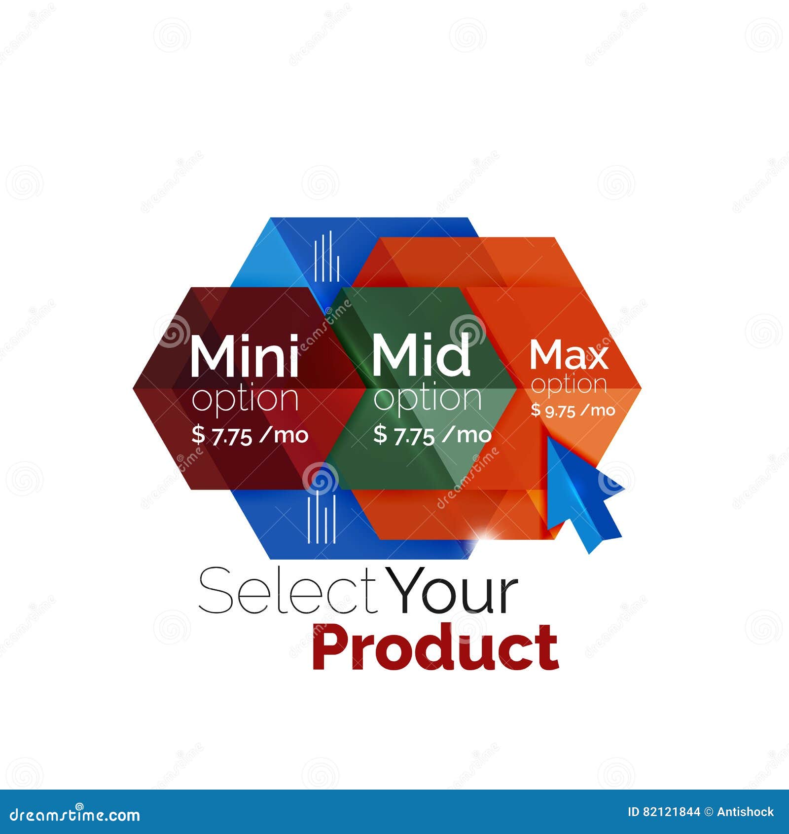 Option select template stock vector. Illustration of checklist - 82121844