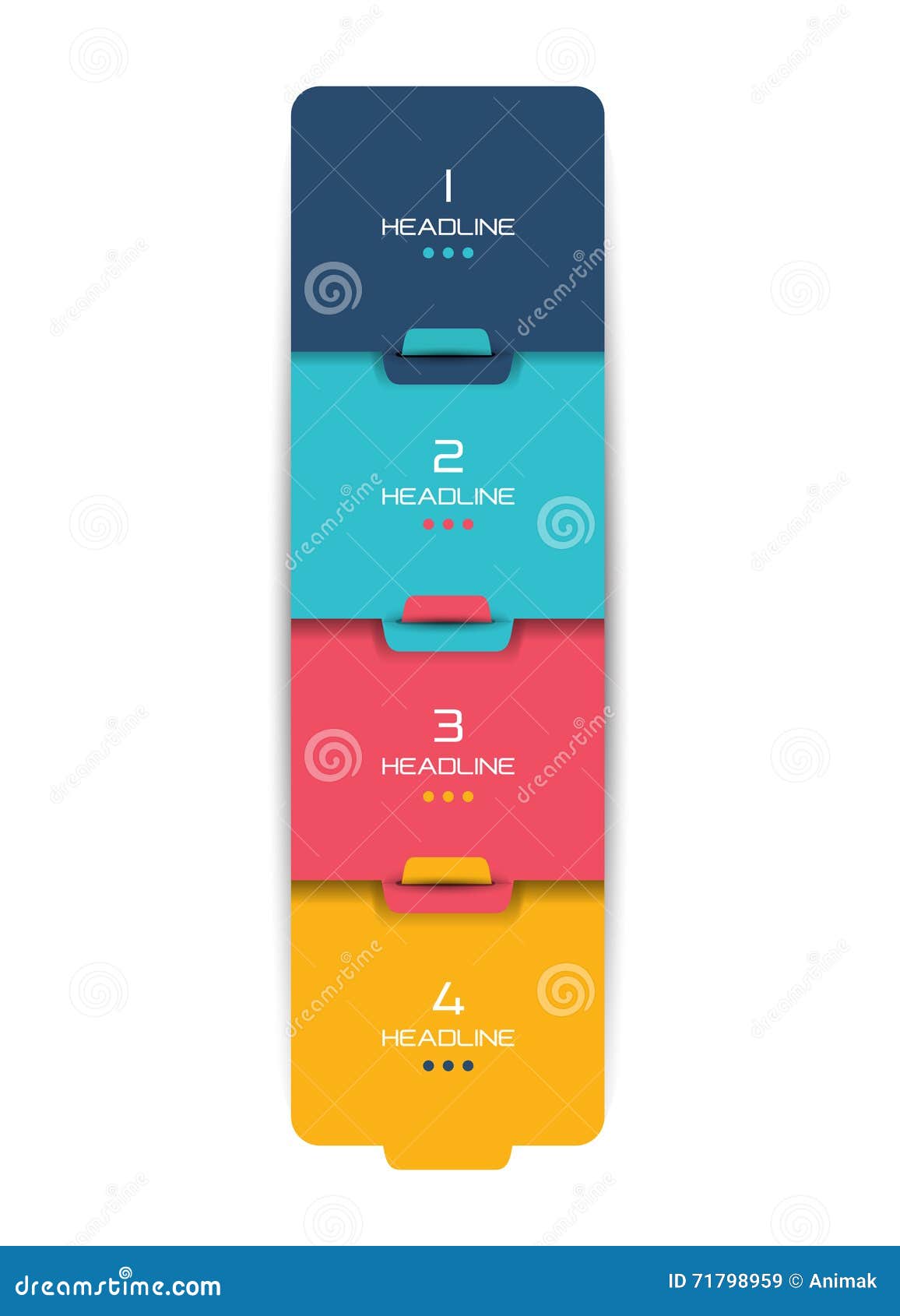 3 Step Tab, Schedule, Template, Banner, Infographic, Diagram, Chart ...