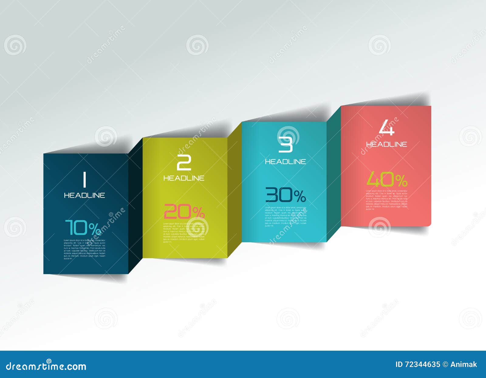 3 Step Tab, Schedule, Template, Banner, Infographic, Diagram, Chart ...