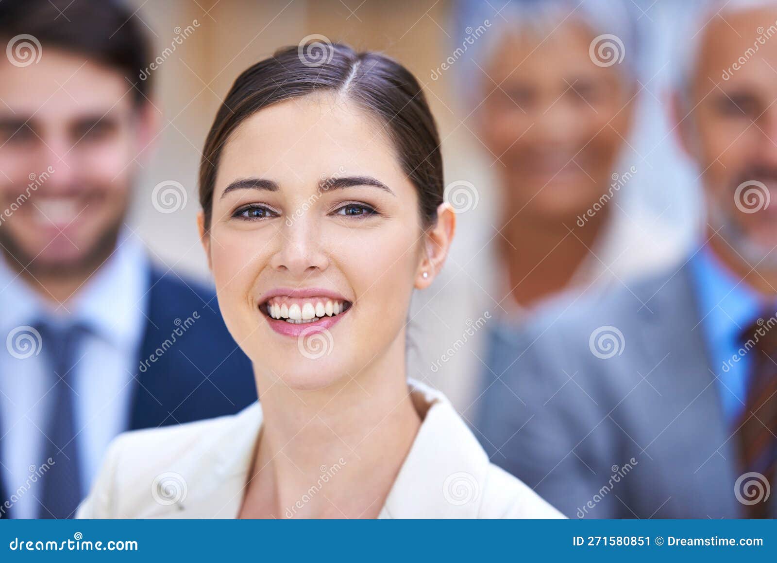 The only Option is Success. a Group of Confident Businesspeople. Stock ...