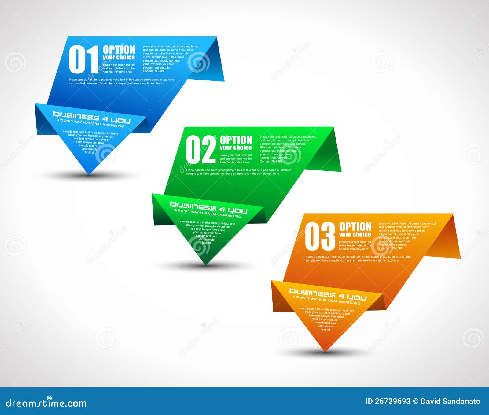 Origami Paper Bar Graph Diagram Vector Illustration | CartoonDealer.com ...