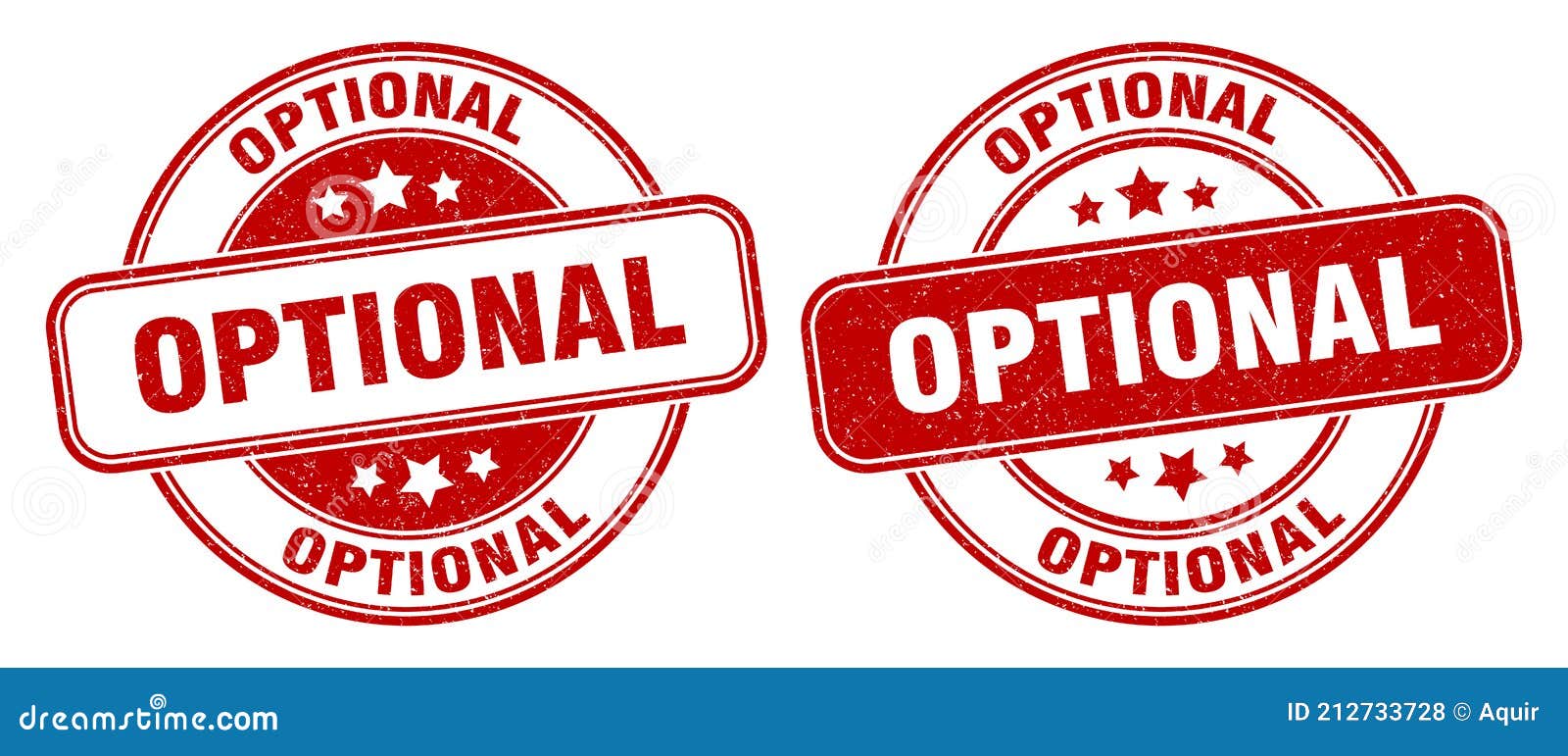 Optional Stamp. Optional Label. Round Grunge Sign Stock Vector ...