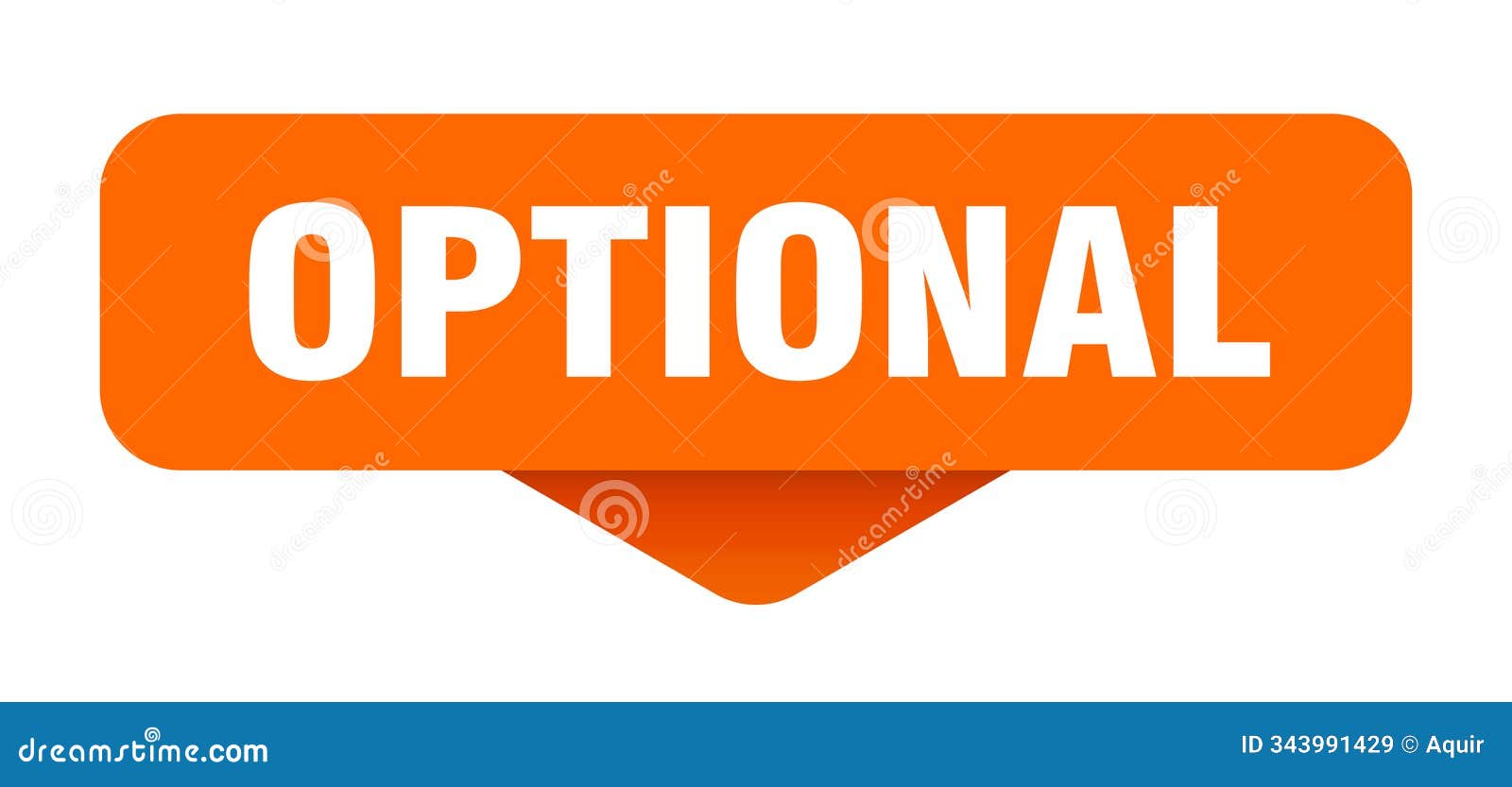 Optional Sticker. Optional Sign On Transparent Background Vector ...