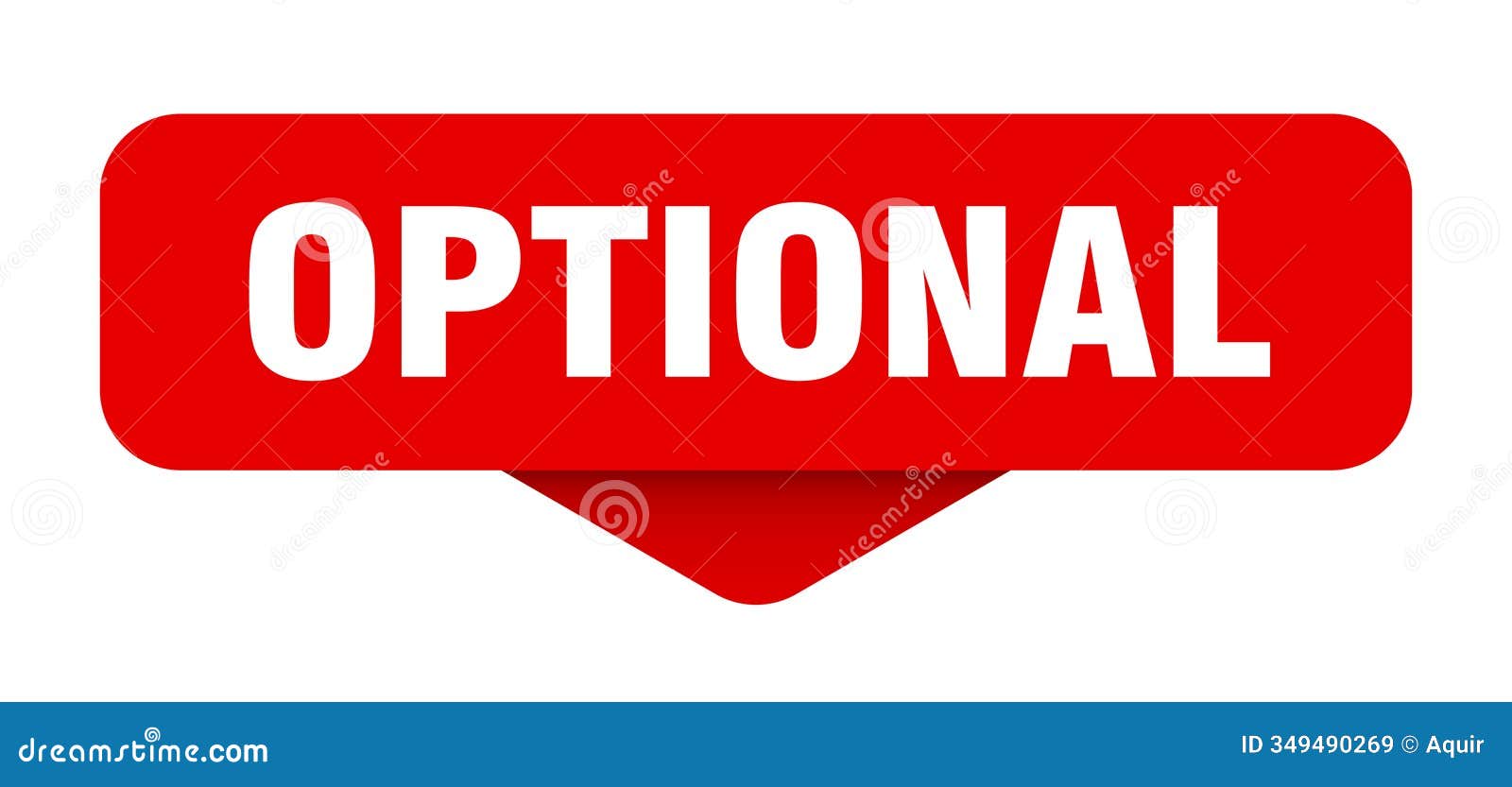 Optional Sticker. Optional Sign On Transparent Background Vector ...