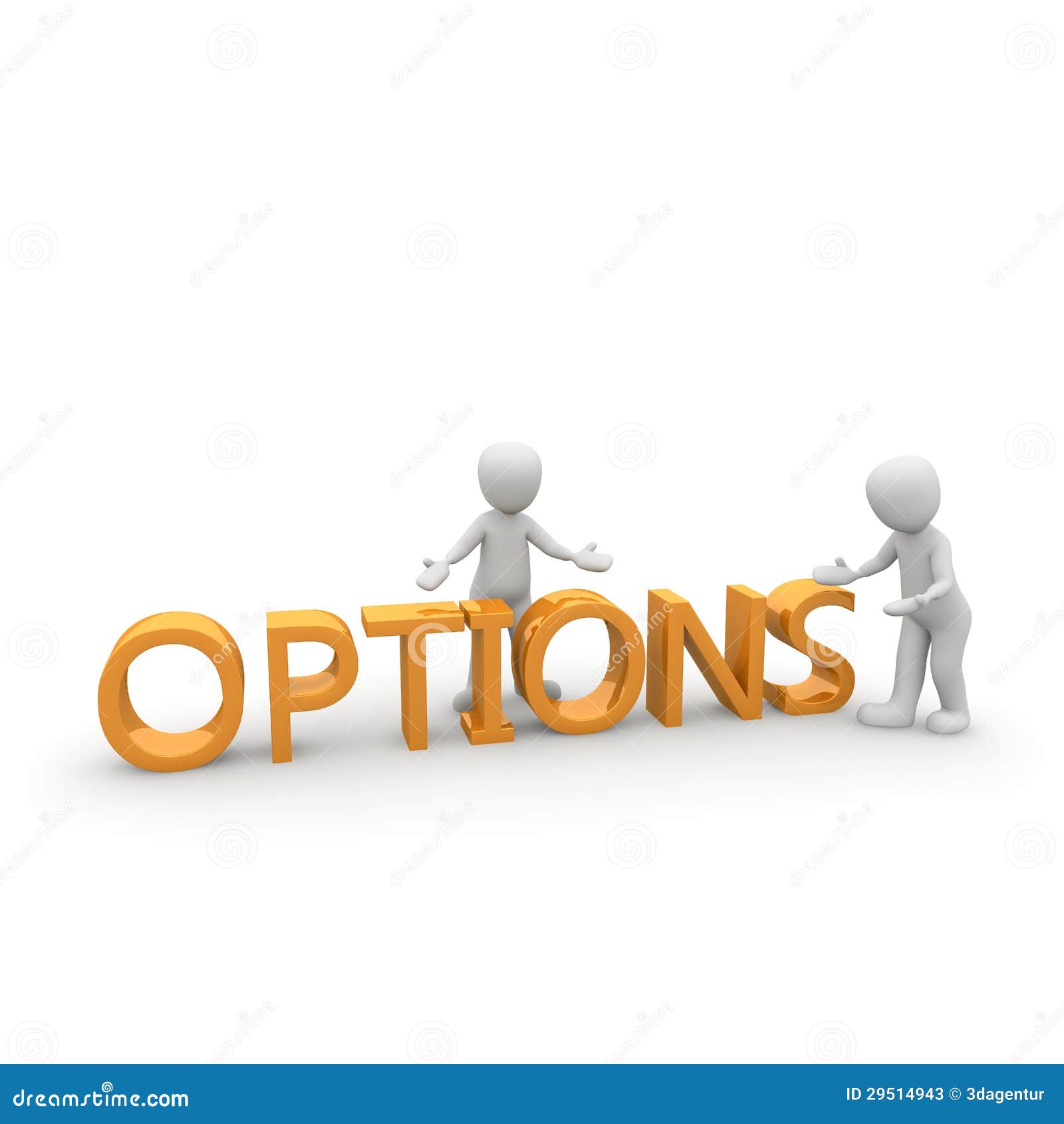 Options 3D stock illustration. Illustration of pollen - 29514943