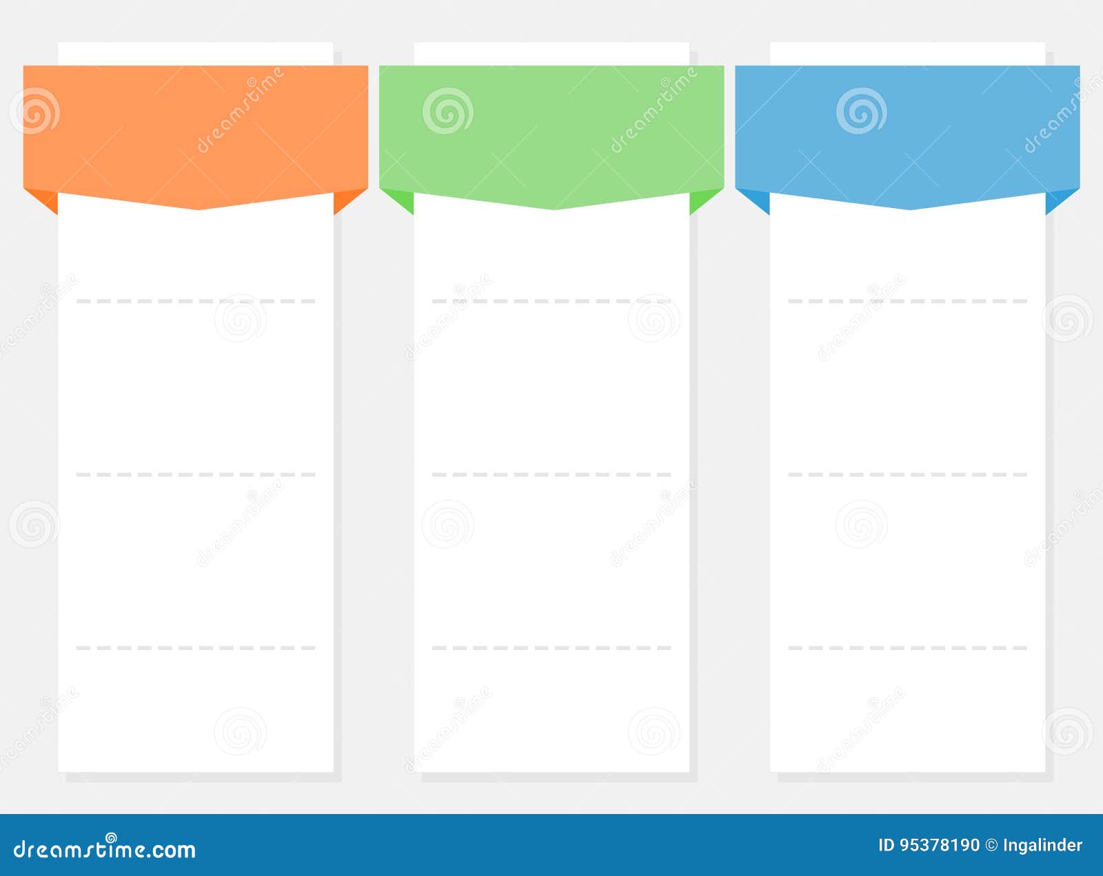 3 Options Infographics Vector Template Stock Vector - Illustration of ...