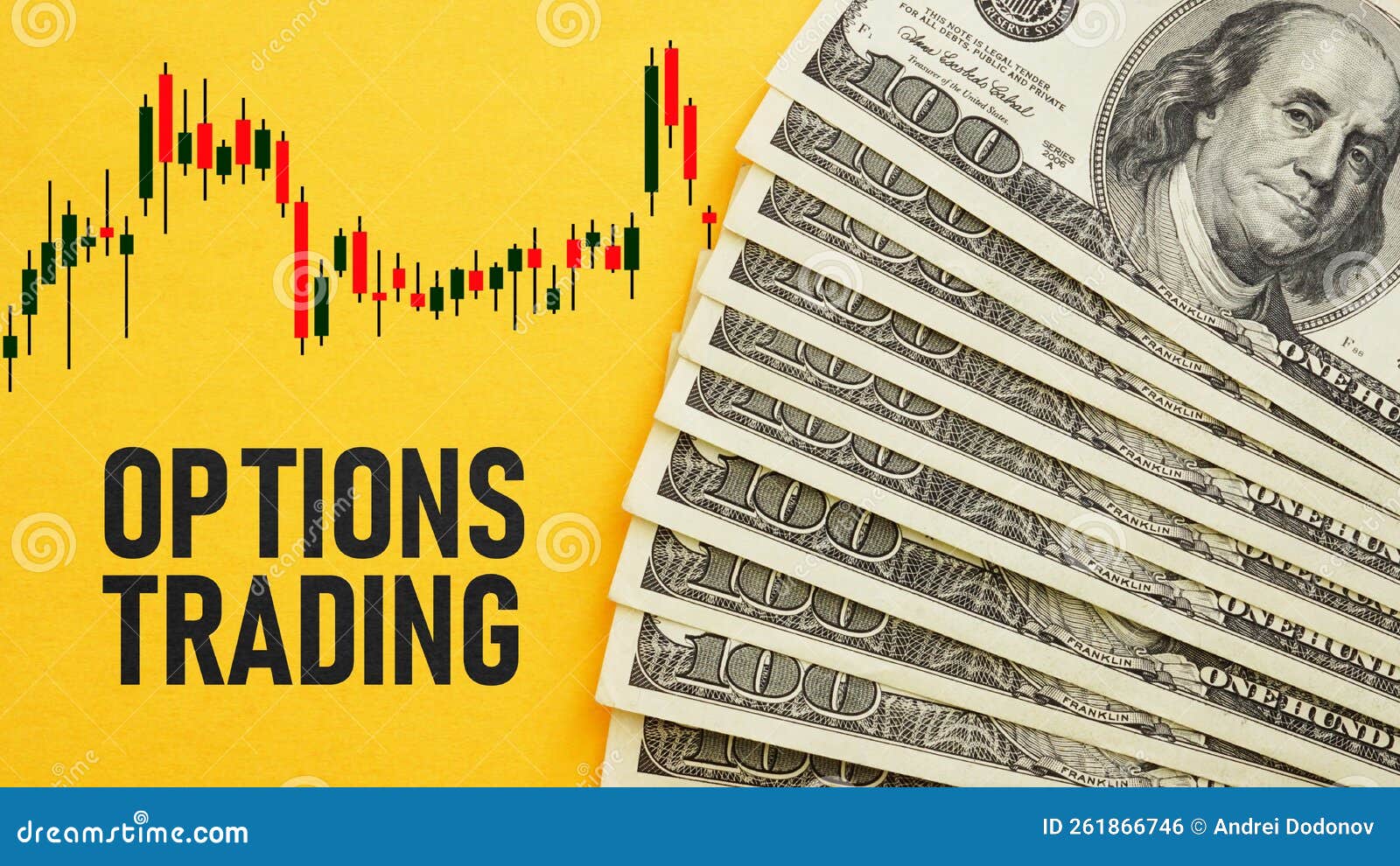Options Trading is Shown Using the Text Stock Photo - Image of graph ...