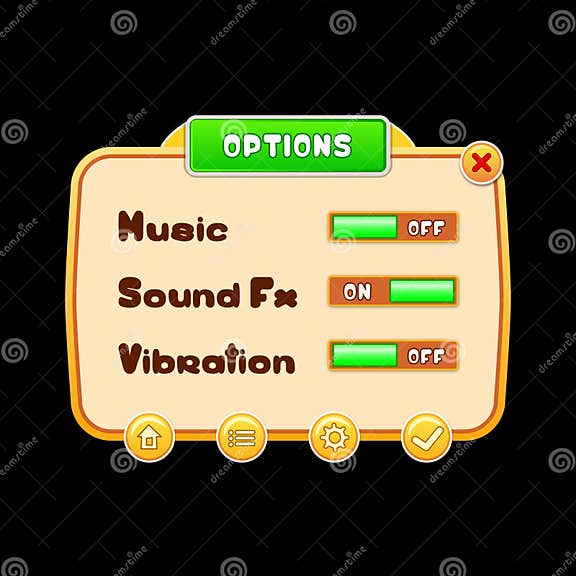 Options Ui Kits Vector Elements Stock Vector - Illustration of element, icon: 184816027