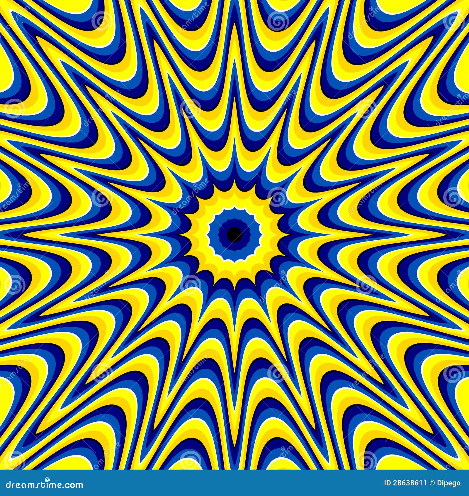 Optische illusie stock illustratie. Illustration of optisch - 28638611