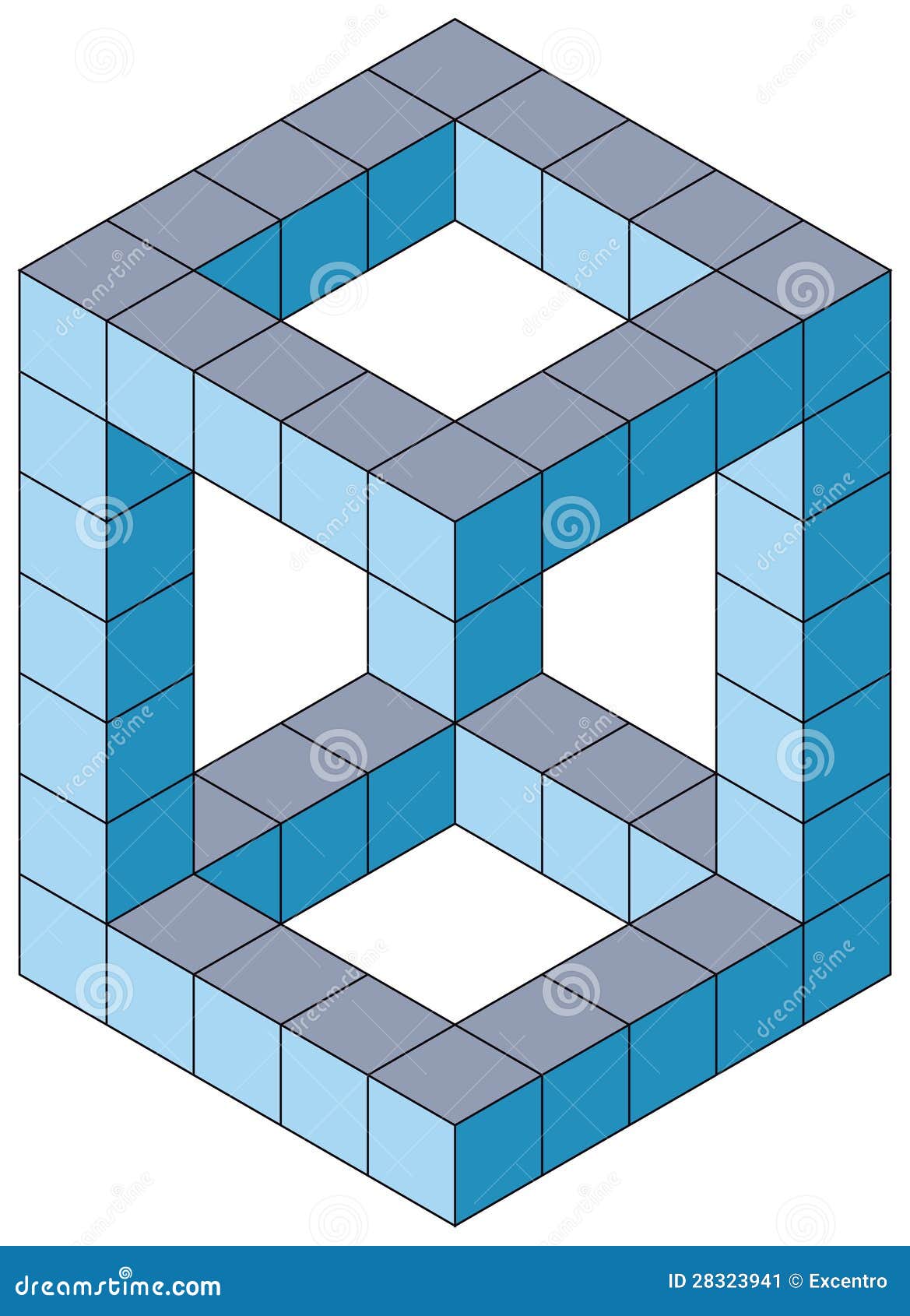 Optisk illusion vektor illustrationer. Illustration av geometriskt ...