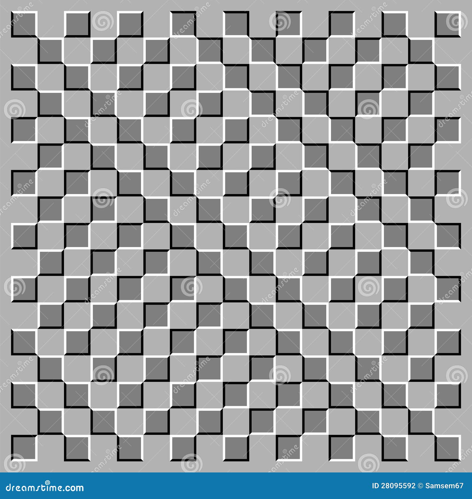 Optiska illusioner vektor illustrationer. Illustration av dekorativt ...